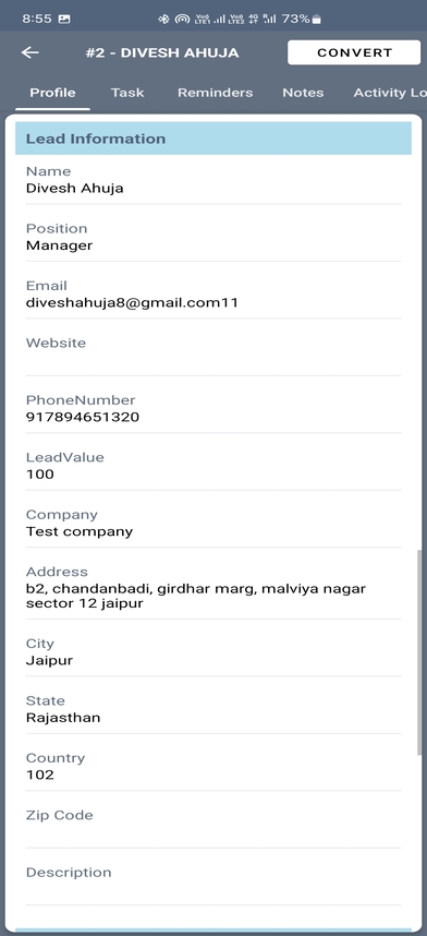 Perfex Android App (Lead Management App) by divesh_ahuja_1 | CodeCanyon